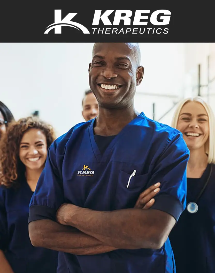 Kreg Therapeutics: Website y materiales comerciales - MarketLogic
